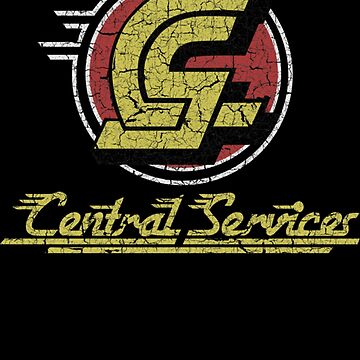 "Central Services logo vintage" Art Board Print for Sale by RonDoyle ...
