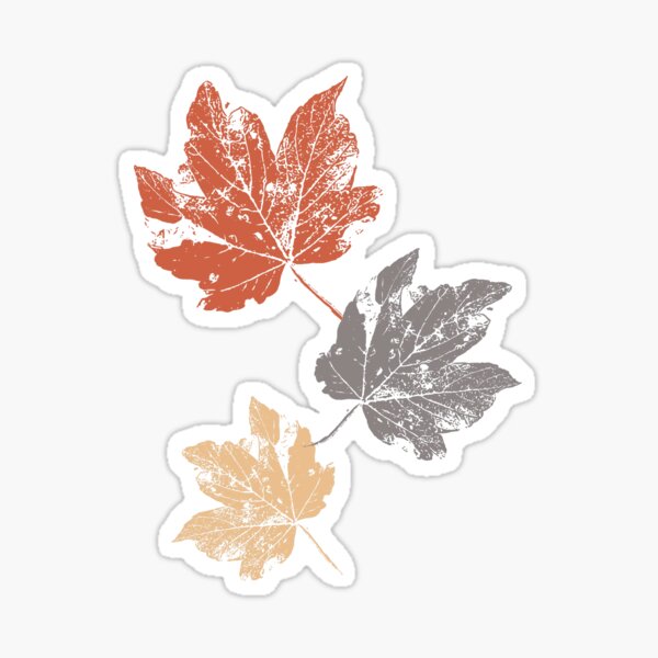 "leaves foliage fall foliage leaf" Sticker for Sale by ChristineKrahl ...