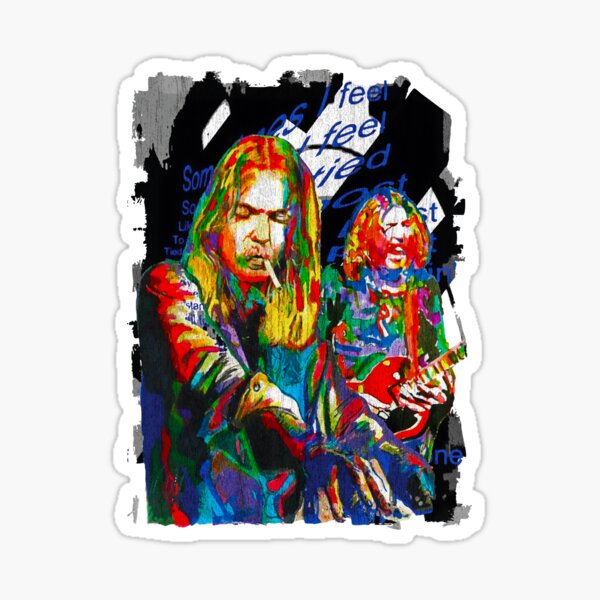 "Gregg Allman Vintage" Sticker for Sale by Firlianisya | Redbubble