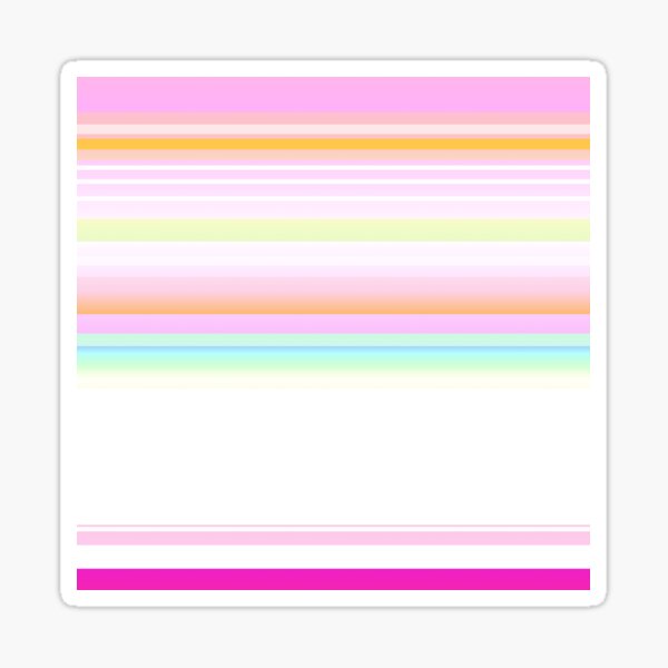 "Pink and white aesthetic | pink and white color combination" Sticker ...