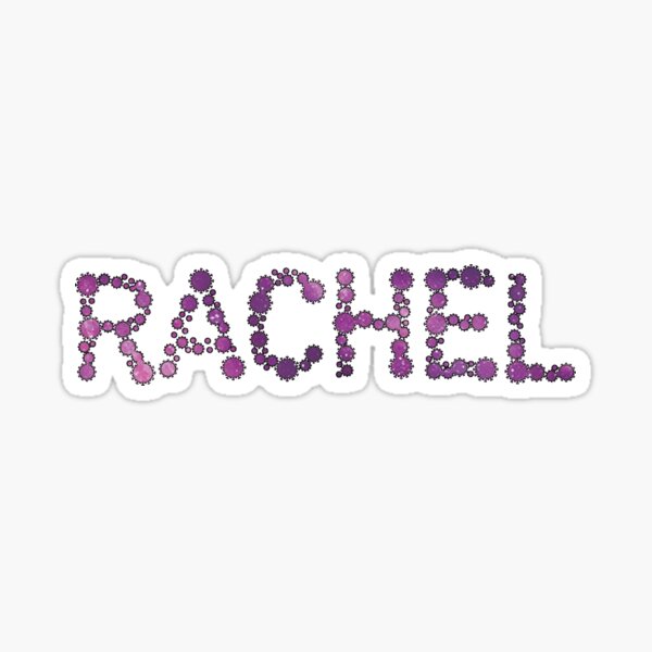 "RACHEL Name III - My name is RACHEL - typography name - Galaxy Vibe ...