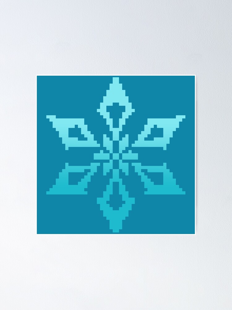 "Cyro Elements Genshin Impact Pixel Art" Poster von grphc-dsg21 | Redbubble