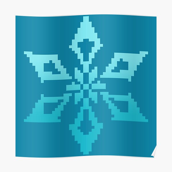 "Cyro Elements Genshin Impact Pixel Art" Poster von grphc-dsg21 | Redbubble