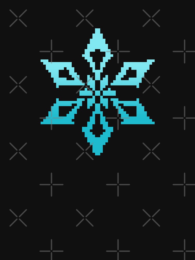 "Cyro Elements Genshin Impact Pixel Art" T-shirt for Sale by grphc ...