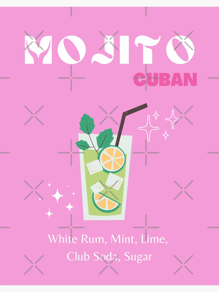"Mojito, Cocktail, Drinks, Cocktail Art, Pink Cocktail, Preppy, Preppy ...