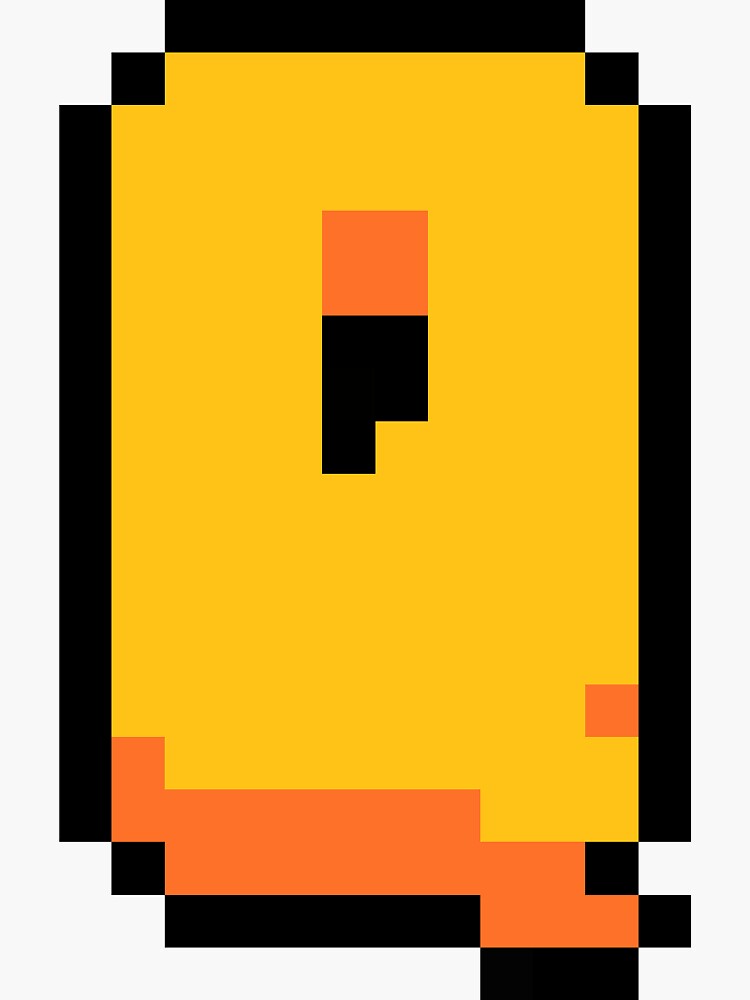 "pixelated alphabet - Q" Sticker for Sale by pixelarte | Redbubble