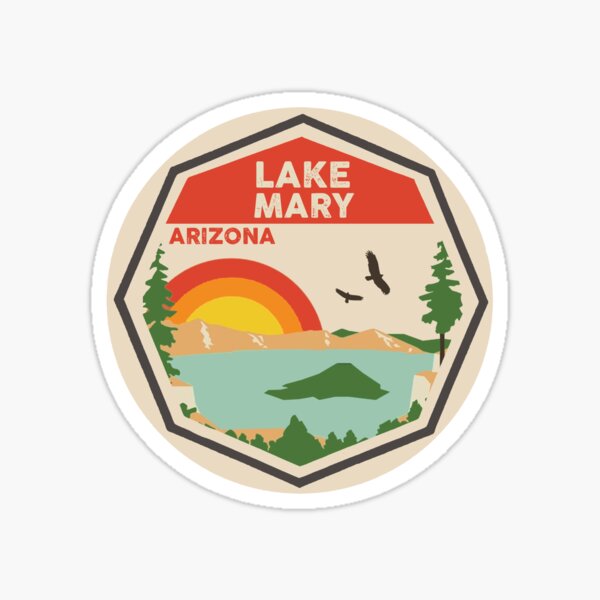 "Lake Mary Arizona " Sticker for Sale by POD4 | Redbubble