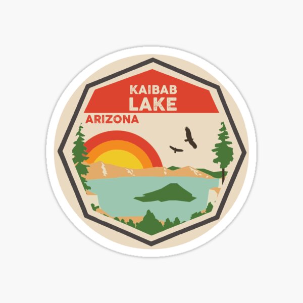 "Kaibab Lake Arizona" Sticker for Sale by POD4 | Redbubble