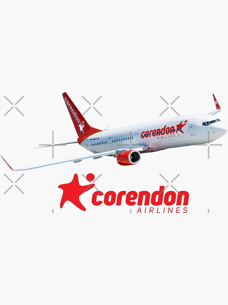 "Corendon Airlines Boeing B737 Airplane" Sticker for Sale by ...