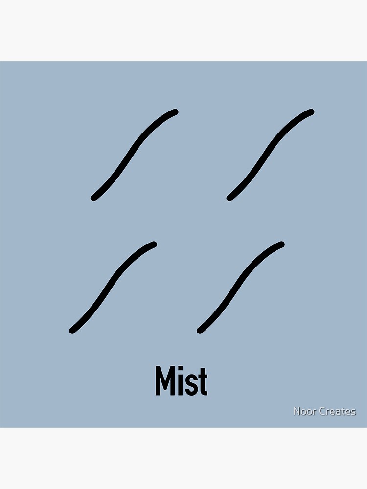 "Hidden Mist Village Naruto" Sticker for Sale by nurdraws | Redbubble