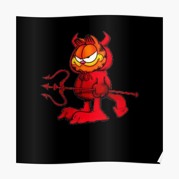 "garfield the cat" Poster for Sale by The-Hape-Corner | Redbubble