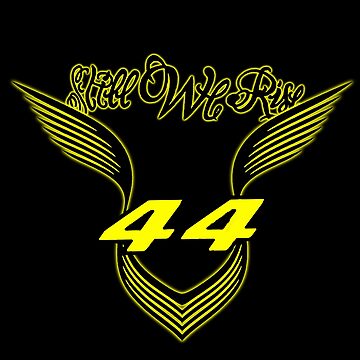 "Lewis Hamilton Still We Rise Wings design" Sticker for Sale by Efekan ...