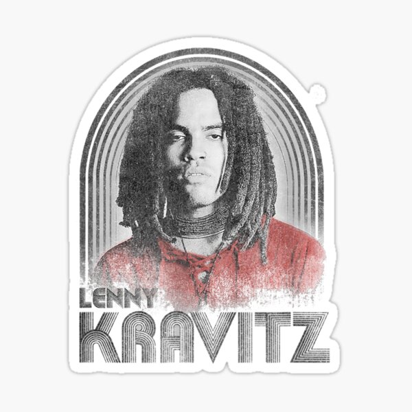 "Retro Lines Logo American Singer Lenny" Sticker for Sale by RileRoss ...