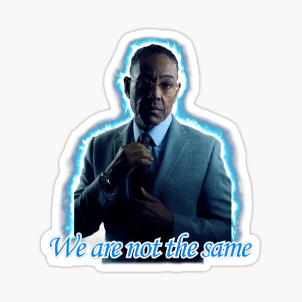 "Gustavo Fring - Blue Glow up" Sticker for Sale by HugoHorvath | Redbubble