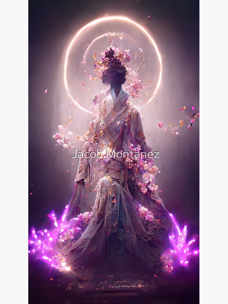 "Cherry Blossom Goddess" Poster for Sale by Jacob-Montanez | Redbubble