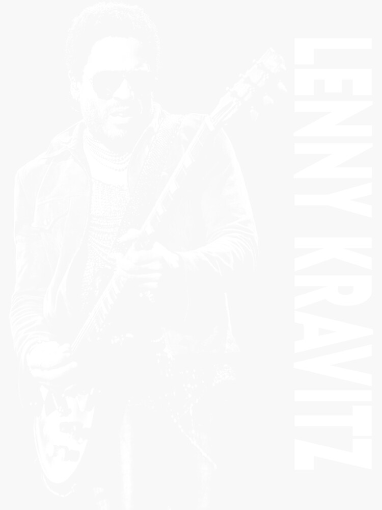 "Lenny Guitar Music Legend American Singer Kravitz" Sticker for Sale by ...