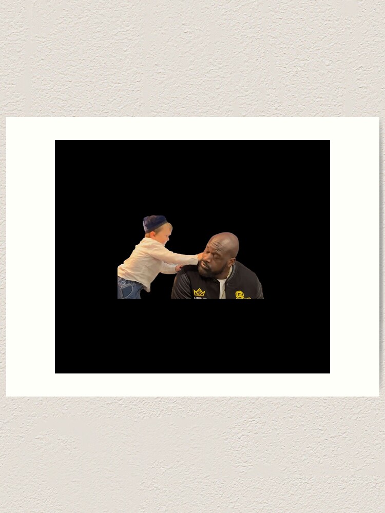 "Hasbulla punching Shaq" Art Print for Sale by thegamerloft | Redbubble