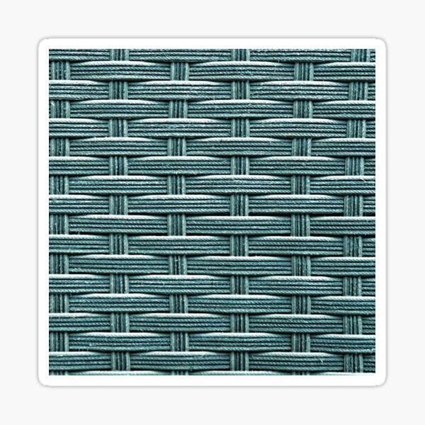 "Basket Weave" Sticker for Sale by TotallyRetroArt | Redbubble