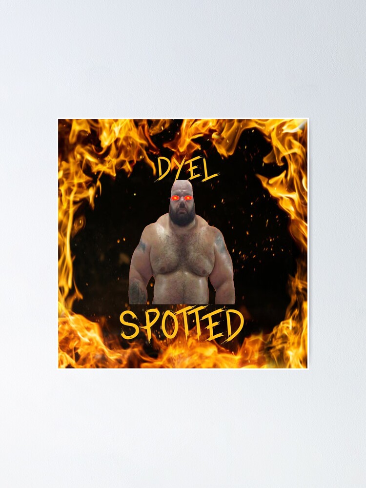 "Kyriakos Grizzly Kapakoulak | DYEL SPOTTED" Poster for Sale by ...