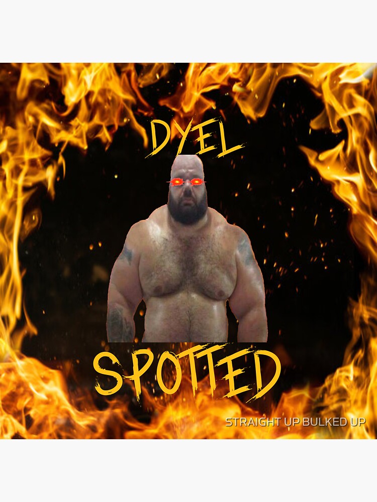 "Kyriakos Grizzly Kapakoulak | DYEL SPOTTED" Sticker for Sale by ...