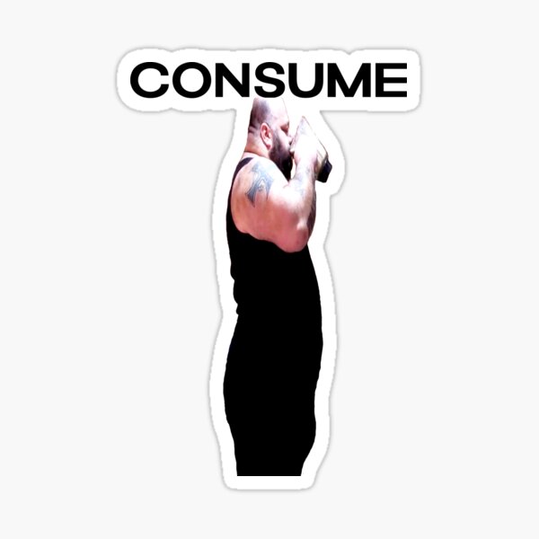 "Kyriakos Grizzly Kapakoulak | CONSUME" Sticker for Sale by ...