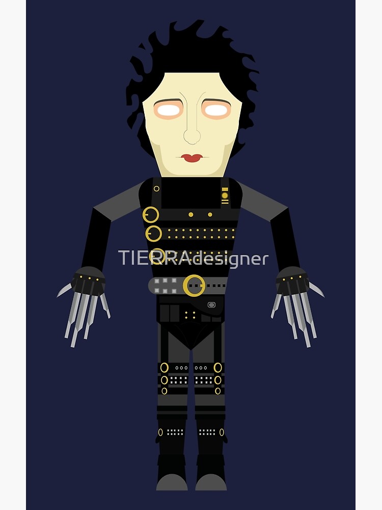 "Edward Scissorhands vector" Art Print by TIERRAdesigner | Redbubble