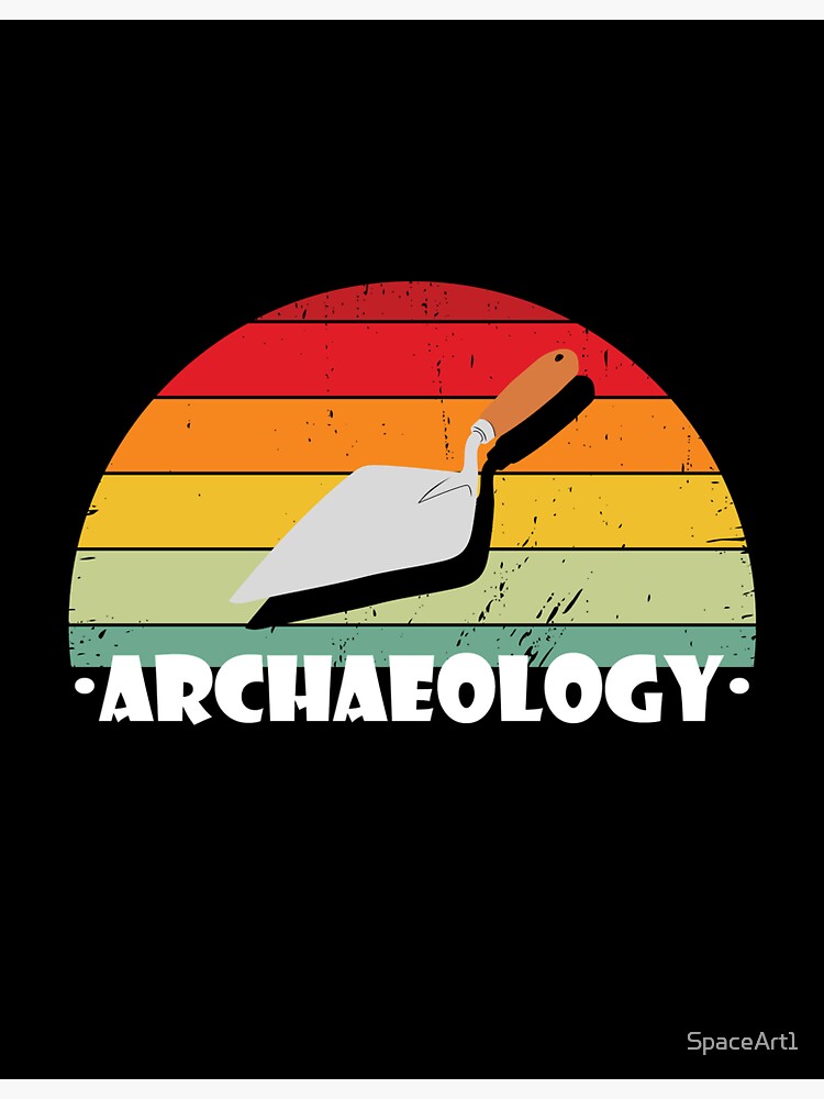 Pegatina «Arqueólogo - Paleta» de SpaceArt1 | Redbubble