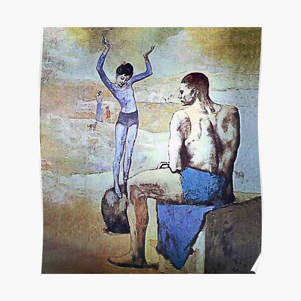 "Young Acrobat on a Ball, 1905 - Pablo Picasso" Poster for Sale by Find ...