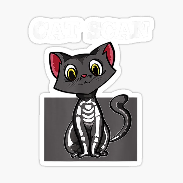 "Cat Ct Scan Funny Radiology Technologist Radiologist X Ray " Sticker ...