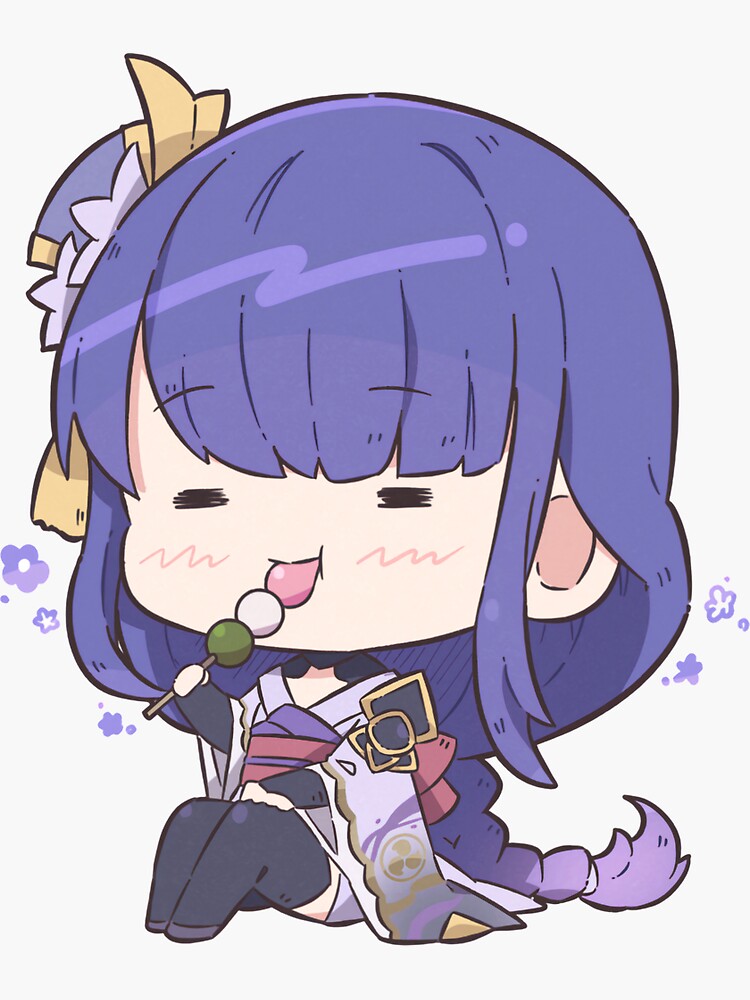 "Ei Eating Dango" Sticker for Sale by tommyflup | Redbubble