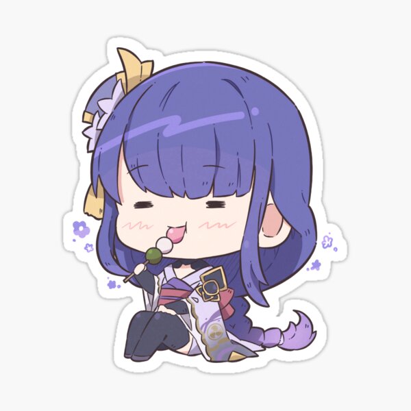 "Ei Eating Dango" Sticker for Sale by tommyflup | Redbubble