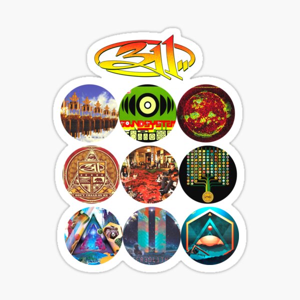 "311 Band t shirt and sticker | ﻿311 Band Sticker" Sticker for Sale by ...
