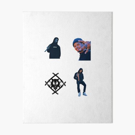 "Xavier Wulf Sticker Pack " Art Board Print for Sale by loyalistwhiz ...