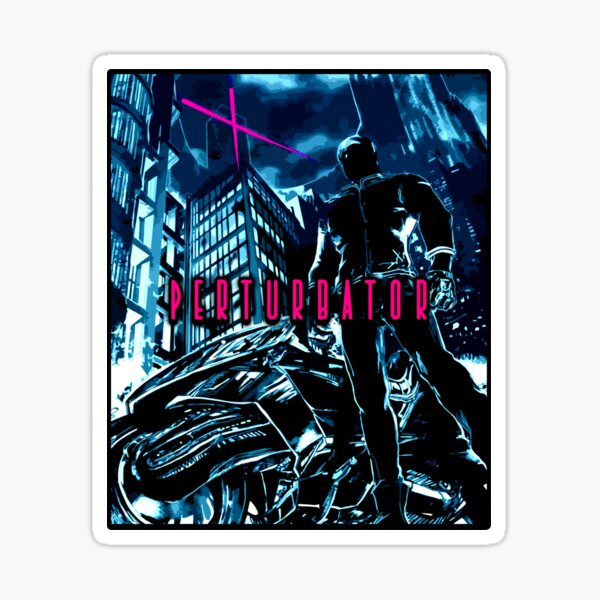 "Perturbator Comic Book Cover" Sticker for Sale by xxXVintageXxx ...