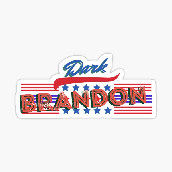 "Dark BRANDON " Sticker for Sale by aboudyous | Redbubble