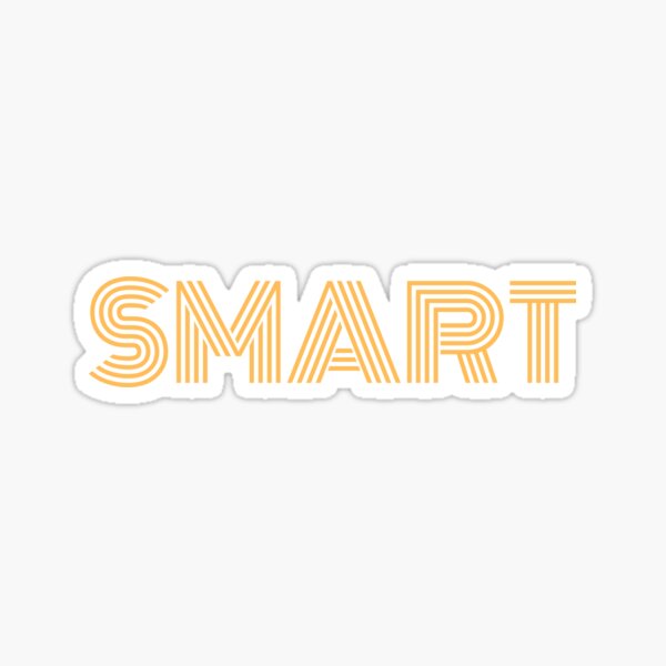 "SMART" Sticker for Sale by skaipeka | Redbubble