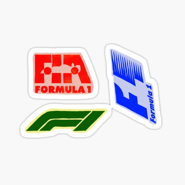 "Evolution of Formula one Logo's (sticker pack)" Sticker for Sale by ...