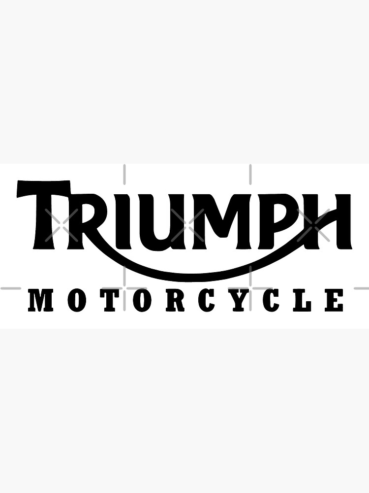 "Triumph Motorcycles Logo" Art Print for Sale by MakanDollar366 | Redbubble