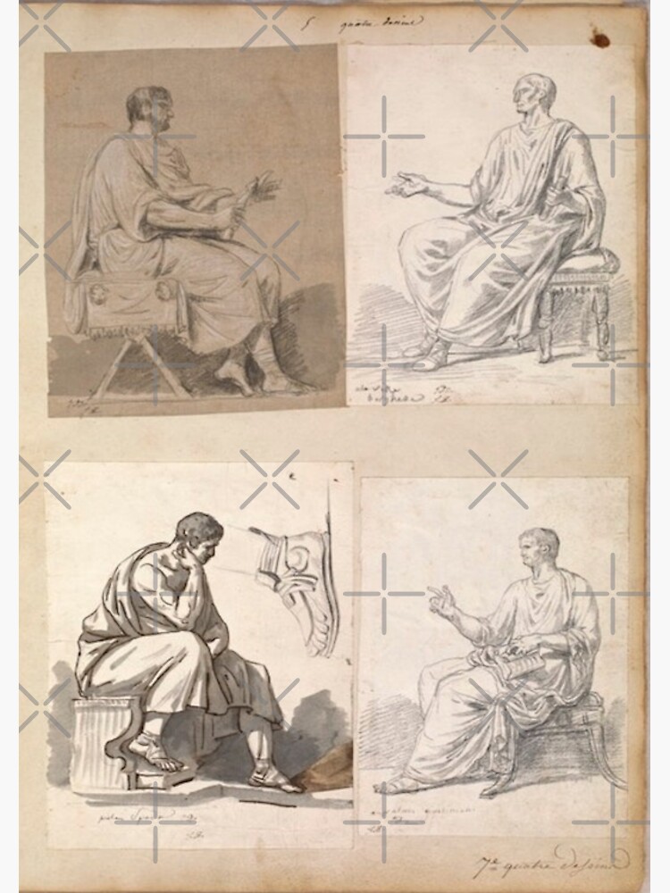 "Selections from "Album 11", belonging to the French neoclassical ...