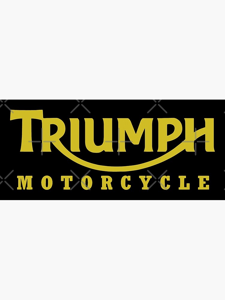 "Triumph Motorcycles Logo" Poster for Sale by MakanDollar366 | Redbubble