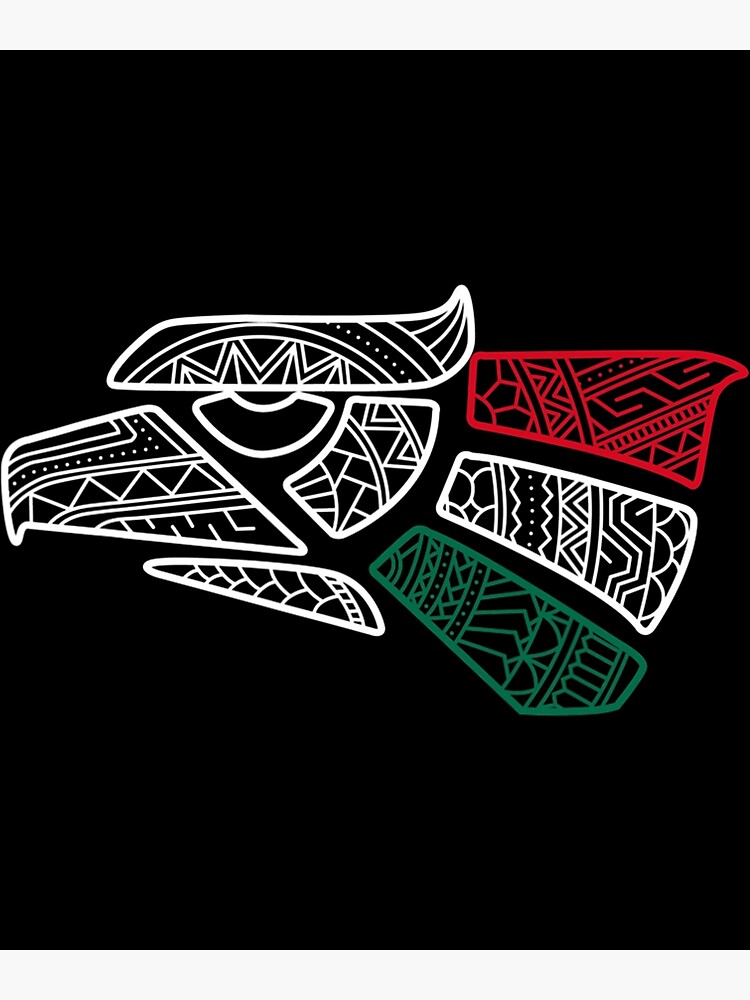 "Mexico Flag - Mexican Eagle Aztec Style - Hecho En Mexico" Poster for ...