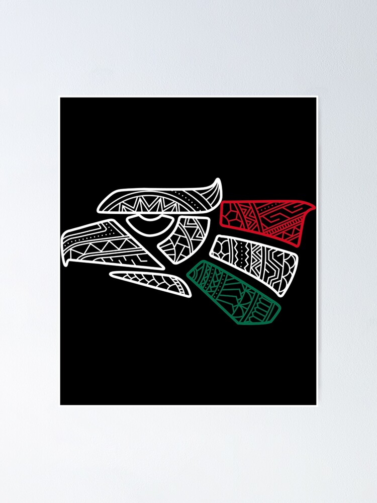 "Mexico Flag - Mexican Eagle Aztec Style - Hecho En Mexico" Poster for ...