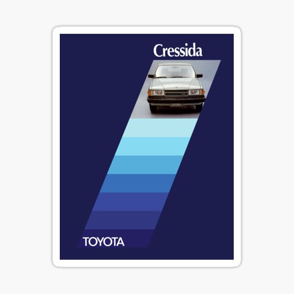 "CRESSIDA - BROCHURE COVER" Sticker for Sale by ThrowbackM2 | Redbubble