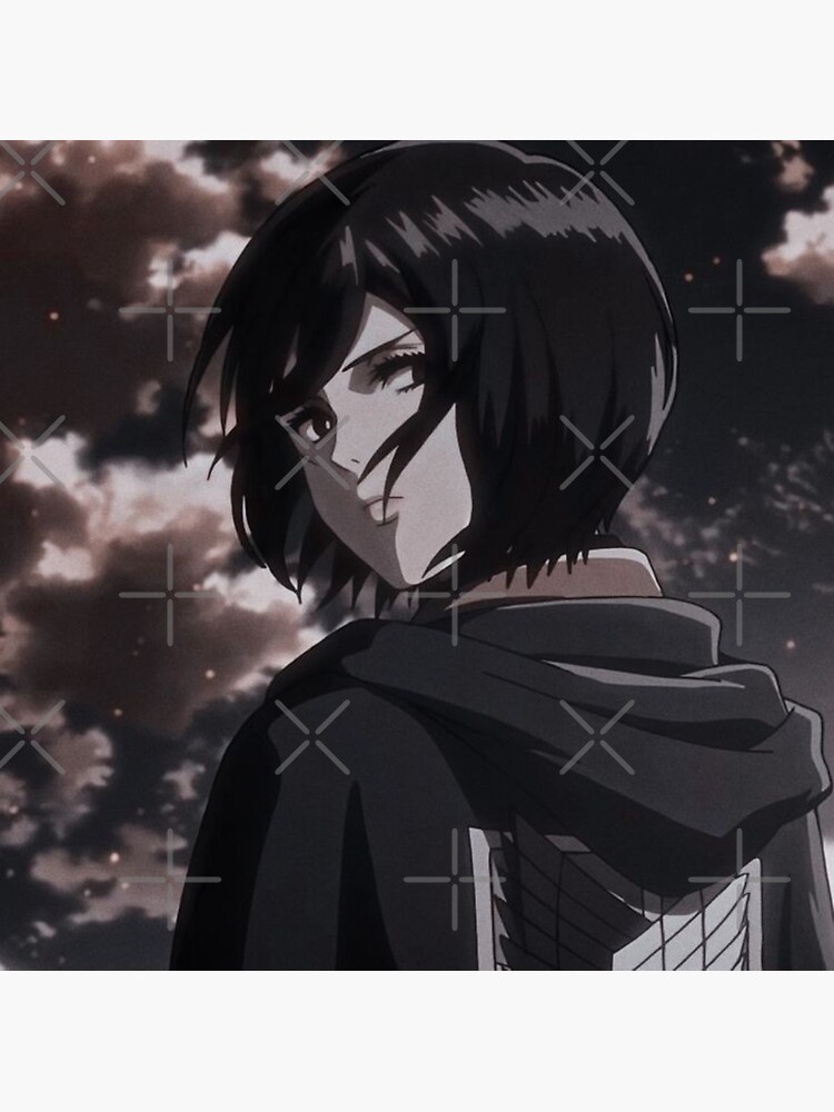"Mikasa Ackerman Attack On Titan Survey Corps" Sticker for Sale by ...