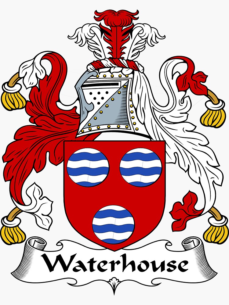"Waterhouse II" Sticker by HaroldHeraldry | Redbubble