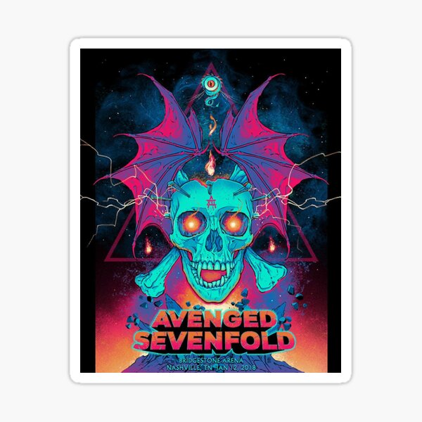 "So Funny Trending Avenged Sevenfold You Really Need" Sticker for Sale ...