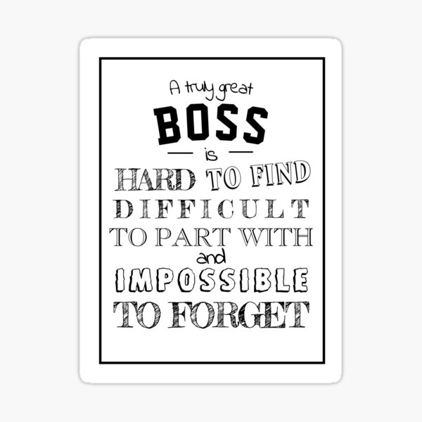 "Great Boss Man Farewell for boss quote Gift for boss appreciation ...