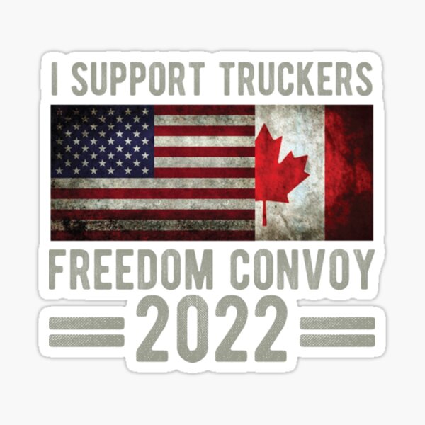 "Flag Canada Thank you Truckers I Support Truckers Freedom Convoy 2022 ...