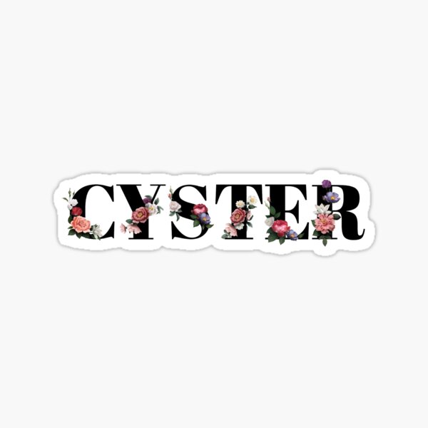 "Cyster" Sticker for Sale by MelanieGermain | Redbubble