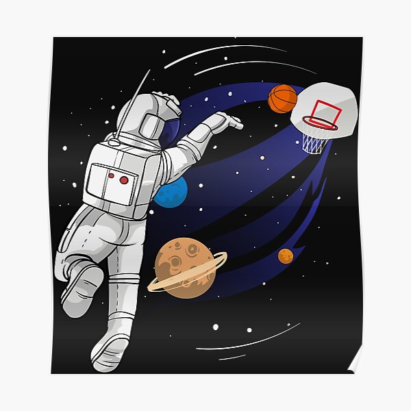 "Astronaut space hooper" Poster for Sale by inspireMillions | Redbubble